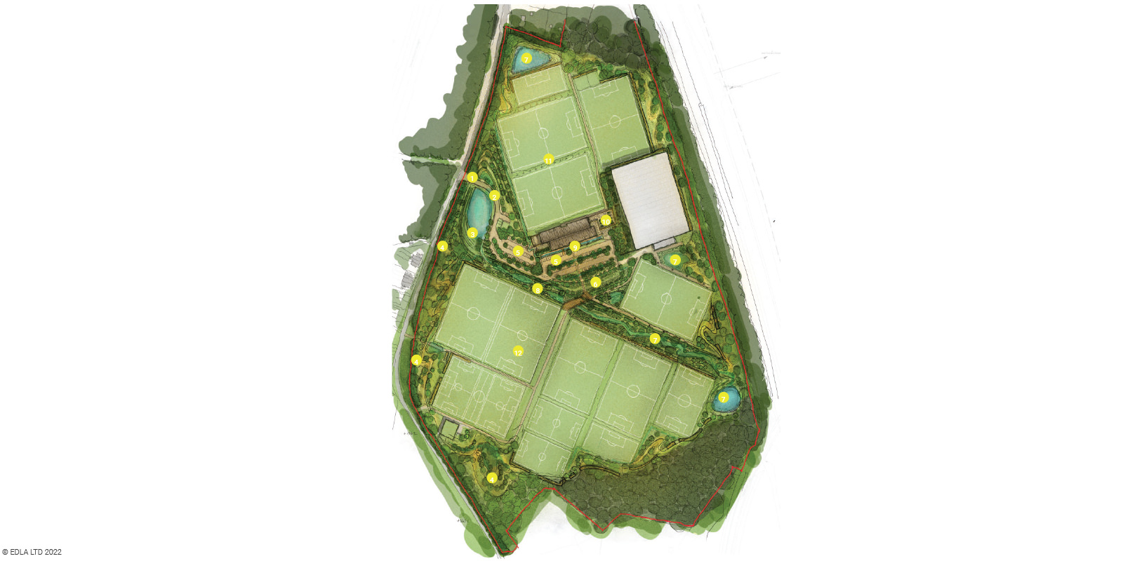 Millwall Football Club Training Ground | Eleanor + Donald Landscape ...